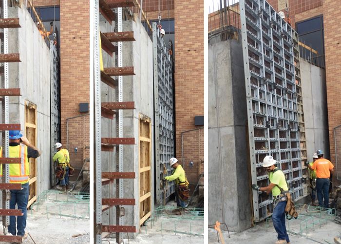 Jobsite Formwork - A-Frame Single-Sided Support