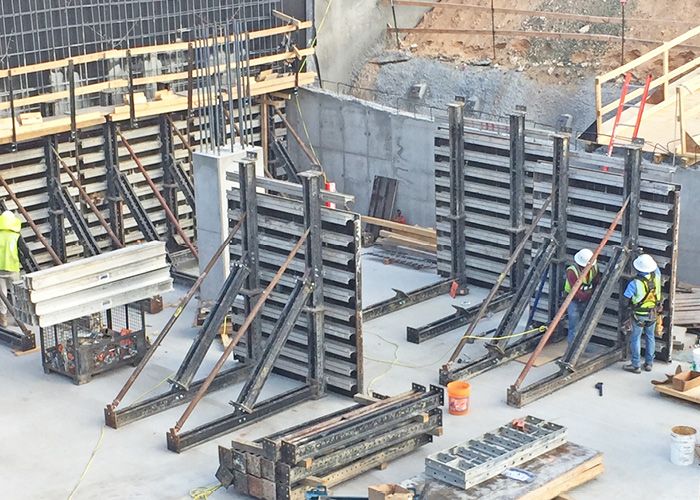 Jobsite Formwork - A-Frame Single-Sided Support