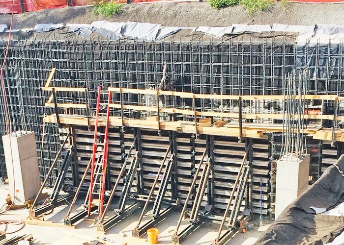 Jobsite Formwork - A-Frame Single-Sided Support