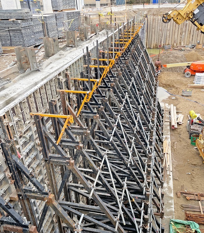 Jobsite Formwork - A-Frame Single-Sided Support